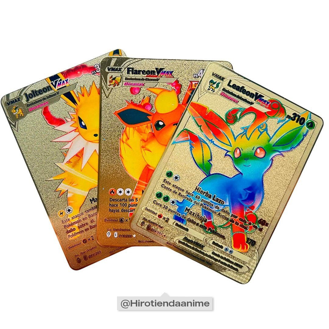 Cartas Doradas Pokémon Edición Especial - Hiro tienda anime