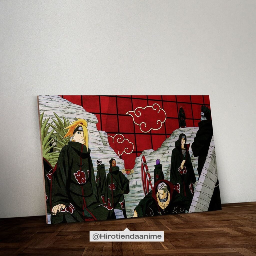 Cuadro Clan Akatsuki Naruto - Hiro tienda anime