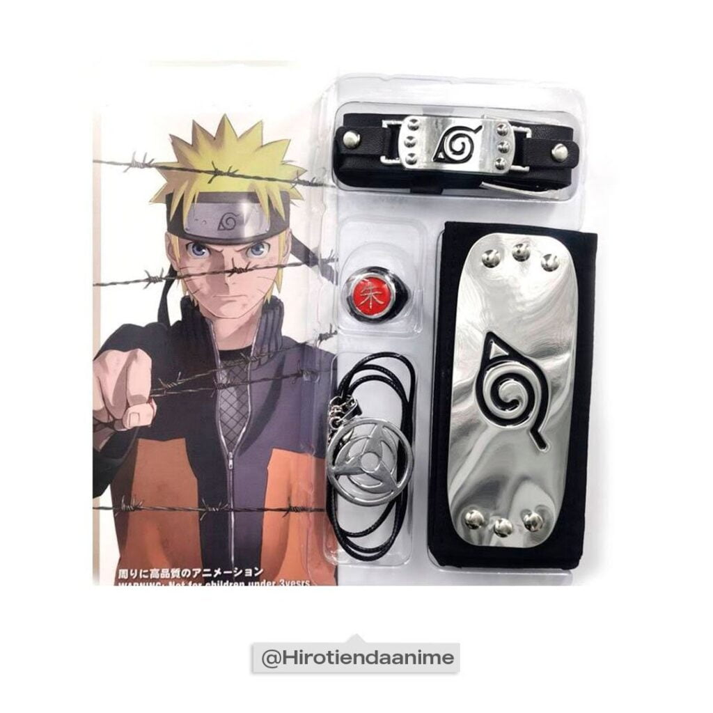 Kit De Accesorios Naruto Konoha - Hiro tienda anime