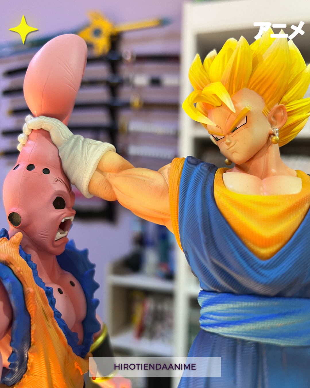 Figura Super Vegetto vs Majin Buu-Dragon Ball - Hiro tienda anime